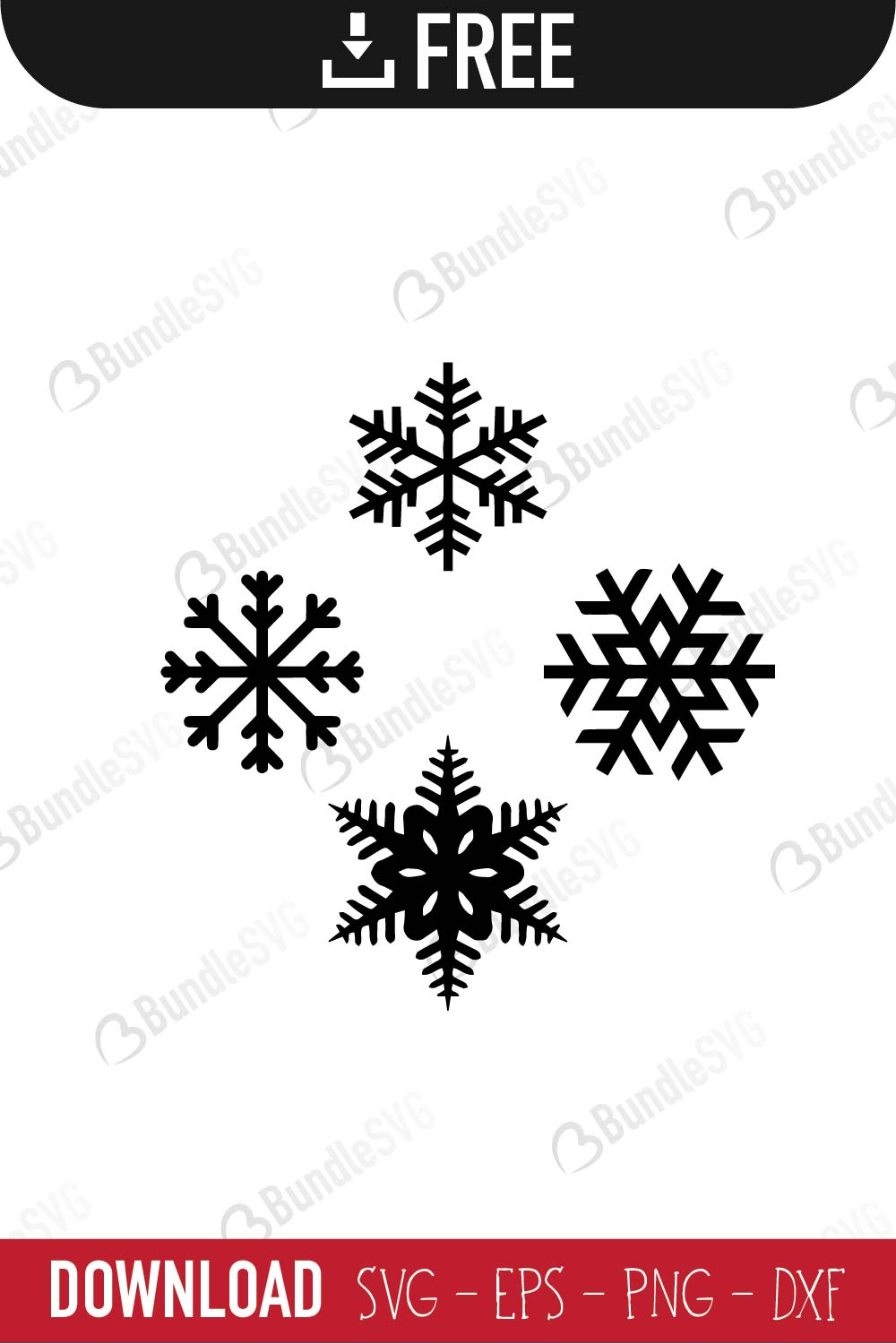 Free Snowflake SVG Cut Files | BundleSVG