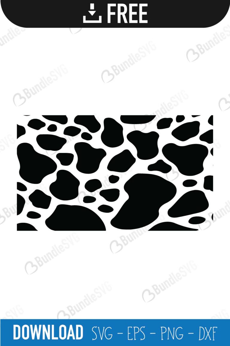 Cow Print SVG Cut Files Free Download | BundleSVG