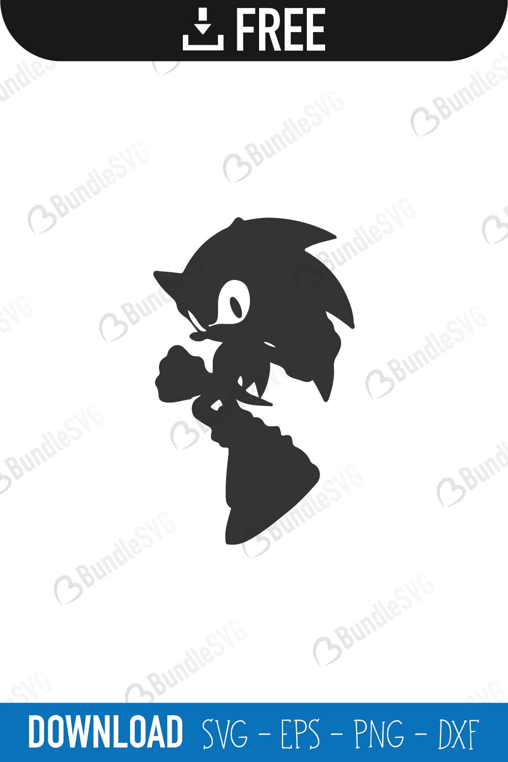 Sonic Hedgehog SVG Cut Files Free Download | BundleSVG