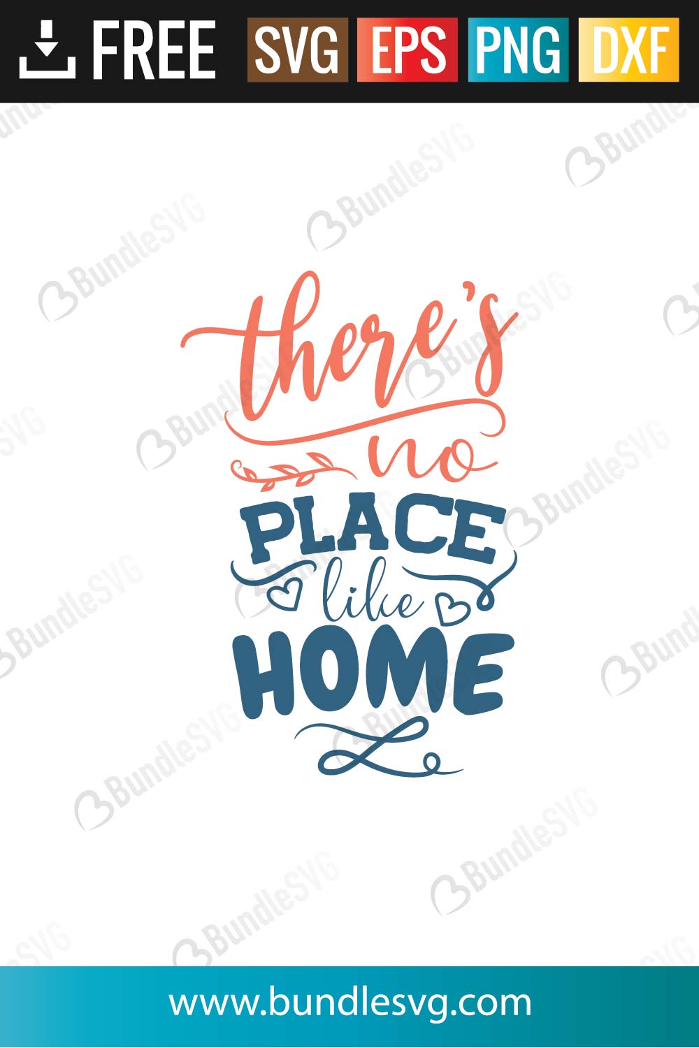 There’s No Place Like Home SVG Cut Files Free Download | BundleSVG.com