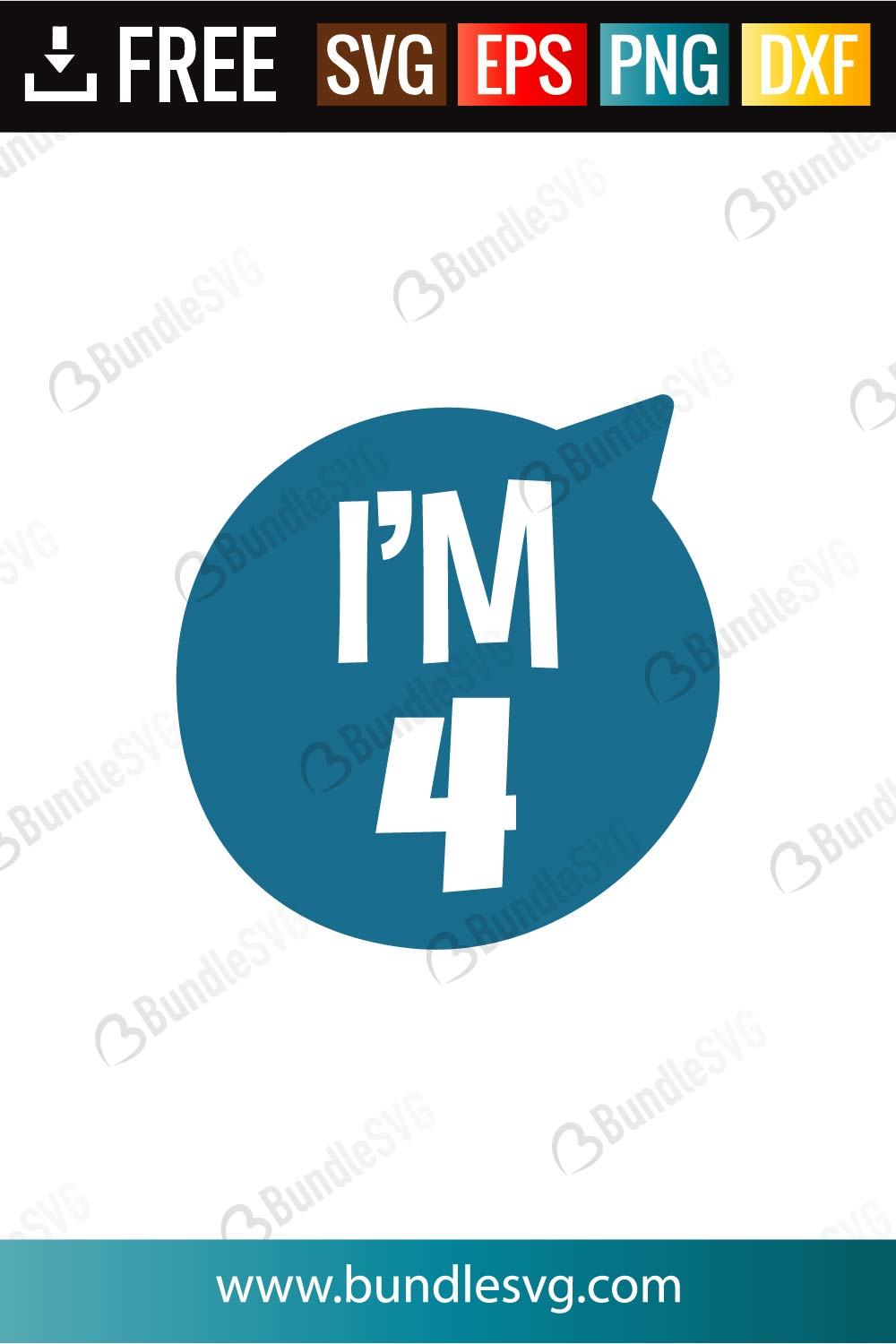I’m 4 SVG Cut Files Free Download | BundleSVG.com