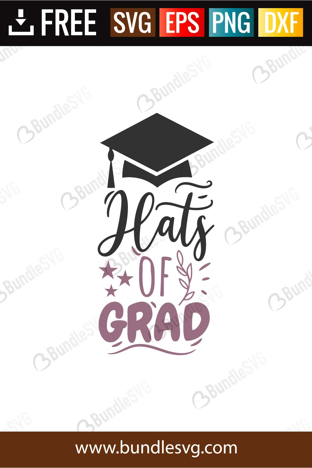 Hats of Grad SVG Cut Files Free Download | BundleSVG.com
