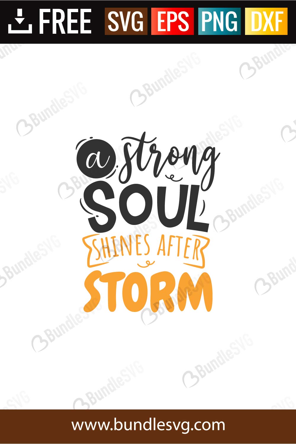 A Strong Soul Shines After Storm SVG Cut Files Free Download ...