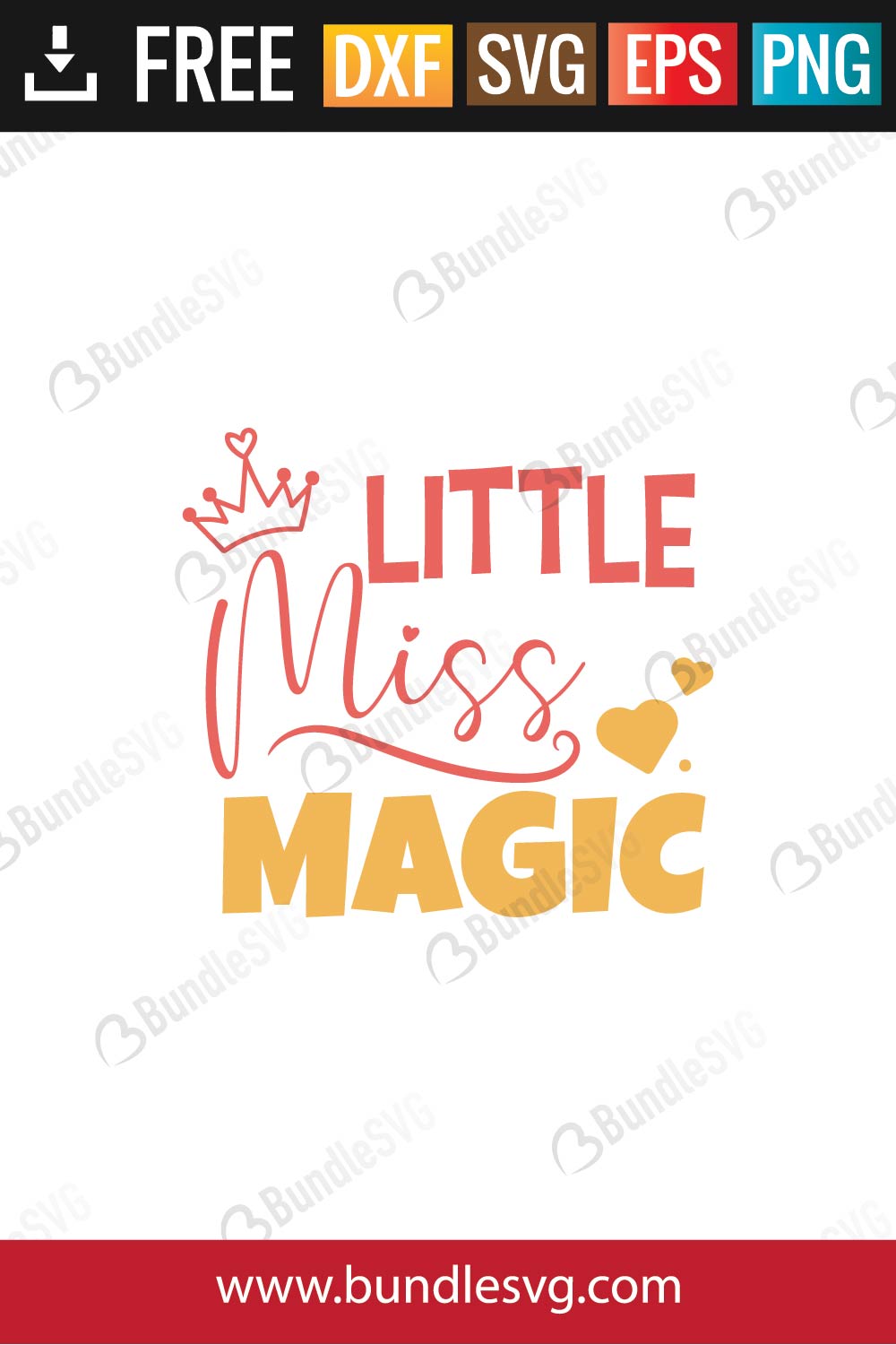 Little Miss Magic SVG Cut Files Free Download | BundleSVG.com