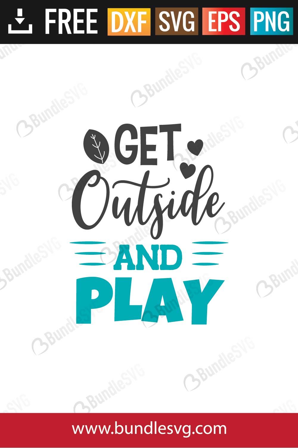 Get Outside And Play SVG Cut Files Free Download | BundleSVG.com