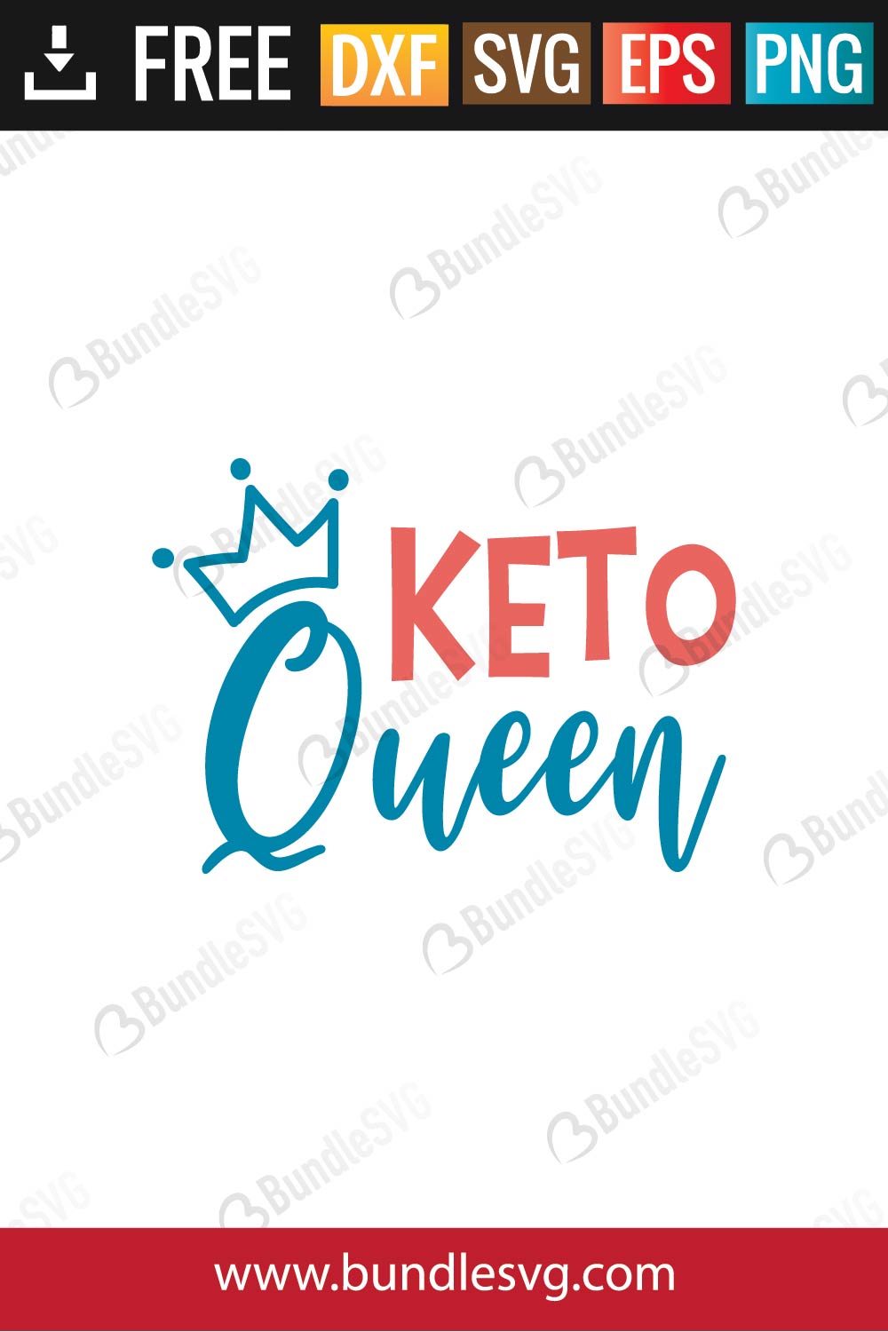 Keto Queen SVG Cut Files Free Download | BundleSVG.com