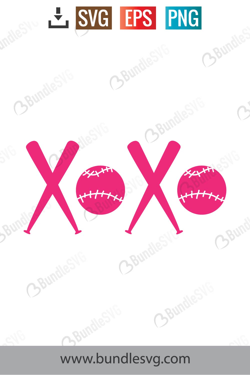Xoxo Baseball Svg Free Download | BundleSVG.com