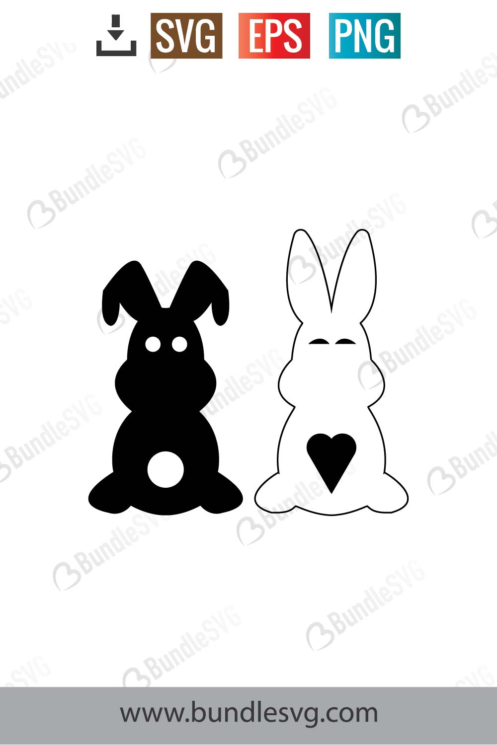 Easter Bunny Svg Free Download | BundleSVG.com