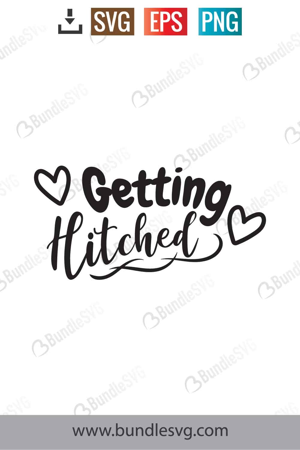 Getting Hitched Svg Free Download | BundleSVG.com